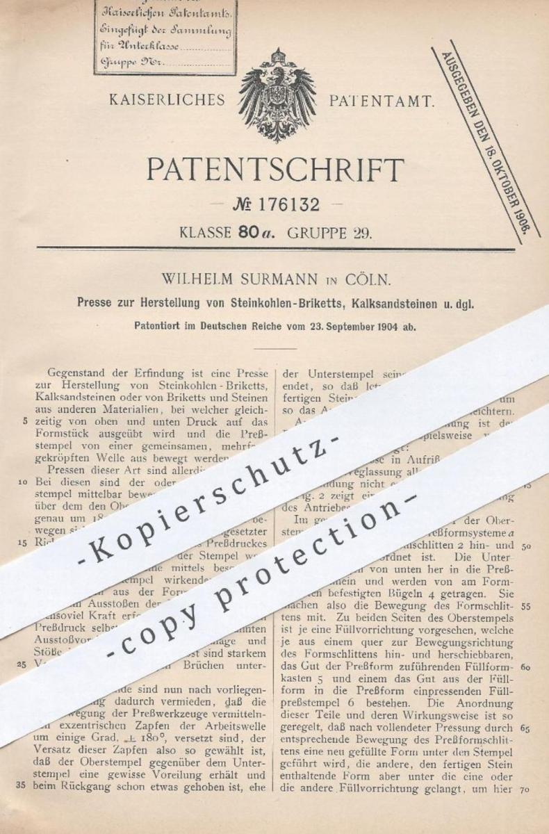original Patent Wilhelm.. | Sammeln & Seltenes günstig