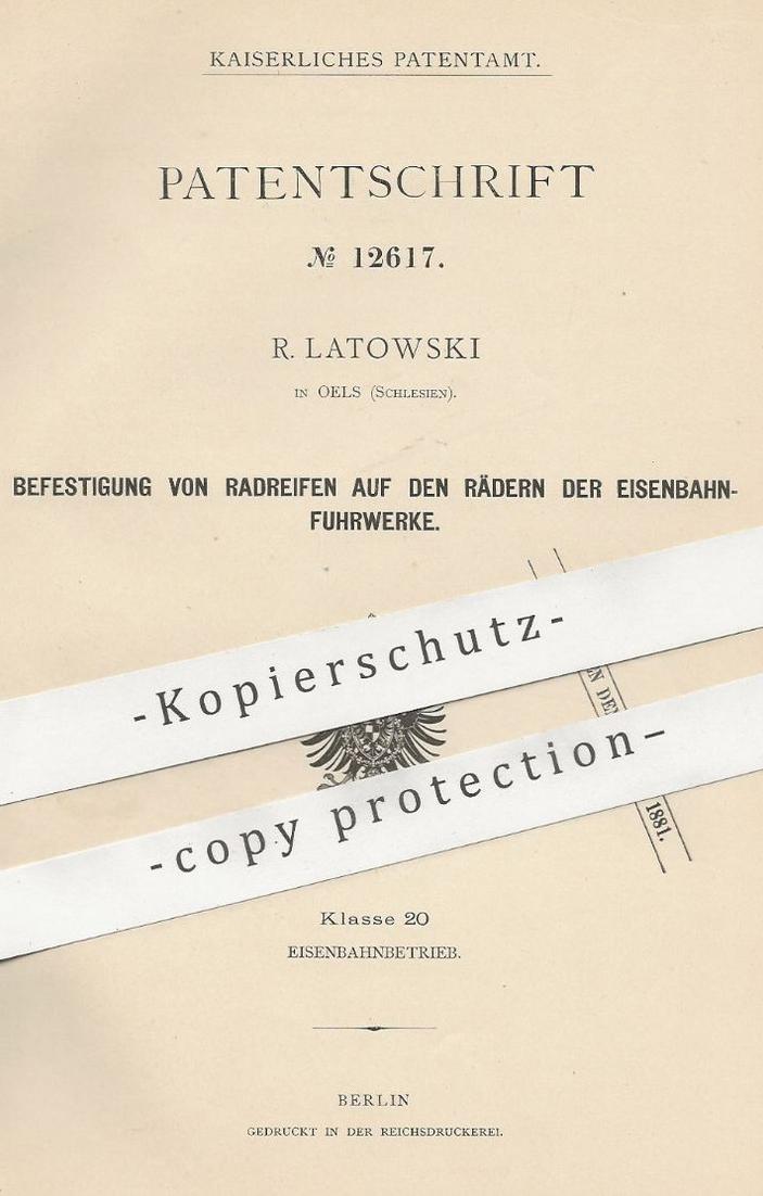 original Patent R. Latowski.. | Sammeln & Seltenes günstig