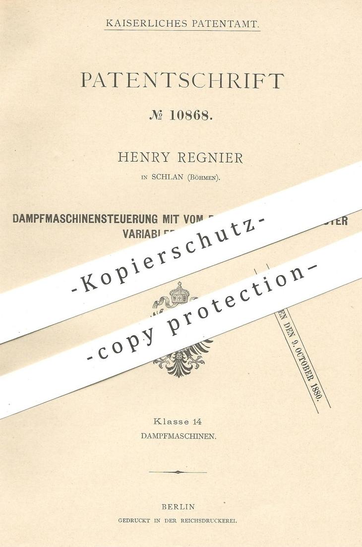 original Patent Henry Regnier.. | Sammeln & Seltenes günstig