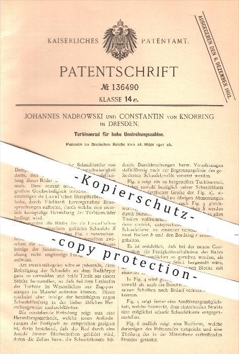 original Patent J. Nadrowski.. | Sammeln & Seltenes günstig