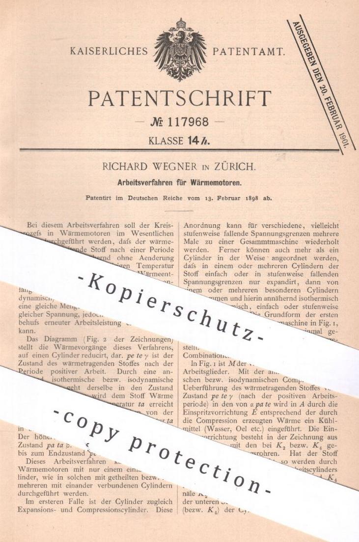 original Patent Richard Wegner.. | Sammeln & Seltenes günstig