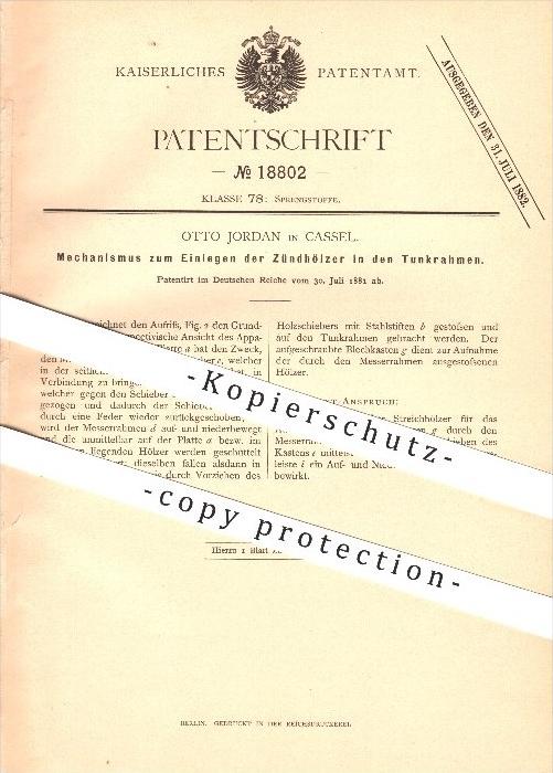 original Patent Otto Jordan in.. | Sammeln & Seltenes günstig
