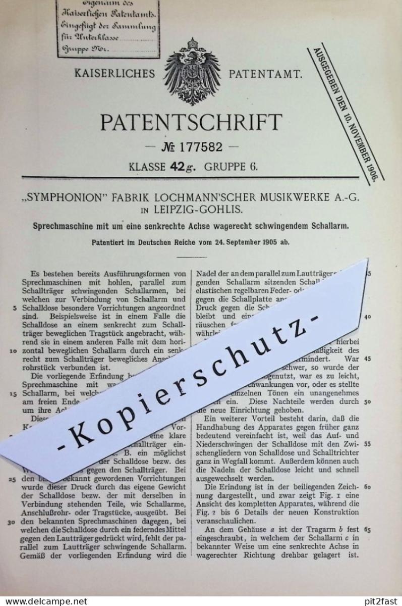 original Patent Symphonion.. | Sammeln & Seltenes günstig