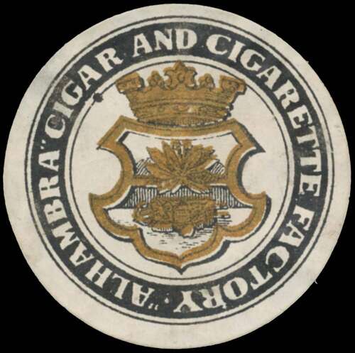 Alhambra Cigar and Cigarette Factory Nr. W0431130 - oldthing: Siegel ...