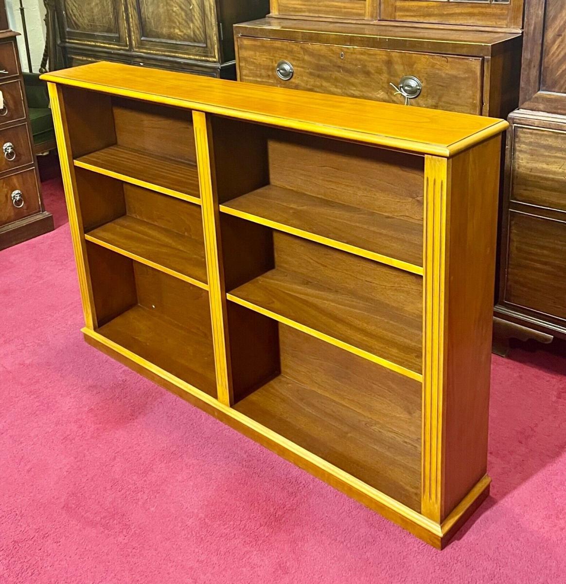 Englische Möbel original Bücherregal Highboard Bookcase Kirsche Made in ...