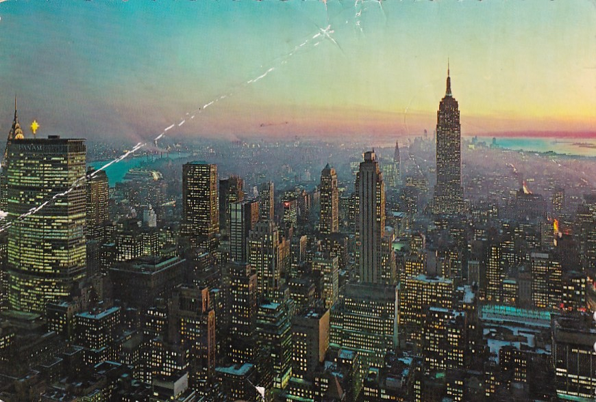 1411 USA New York City , Skyline.. | Ansichtskarten günstig