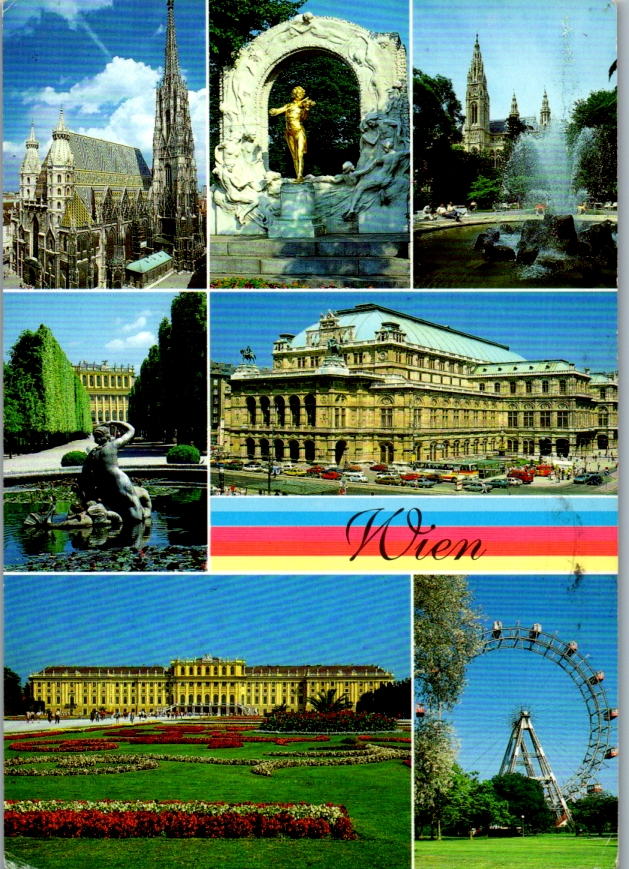 12697 - Wien - Stephansdom , Schönbrunn , Riesenrad , Staatsoper ...