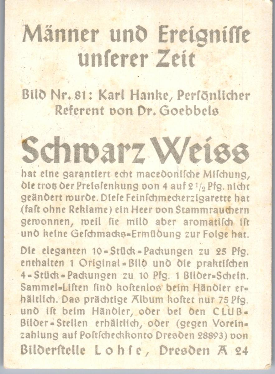 35355 - Zigarettenbilder - Männer und Ereignisse unserer Zeit , Serie I ...