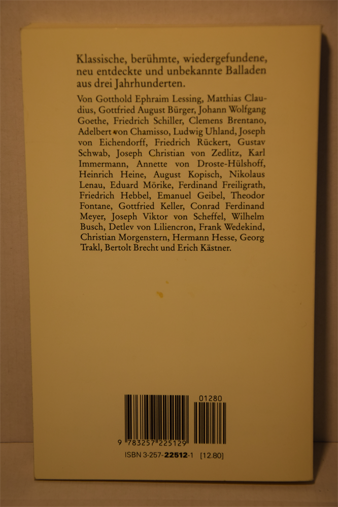 Wer reitet so spät durch Nacht und Wind. Die schönsten deutschen ...