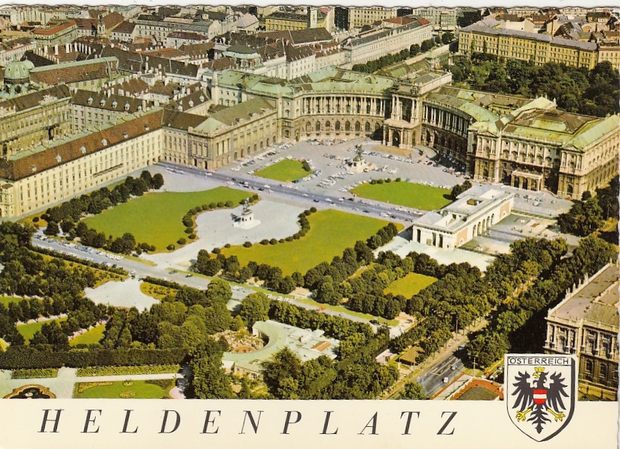 Wien, Heldenplatz, Neue Hofburg, Luftbild ngl G4982 Nr. G4982 ...