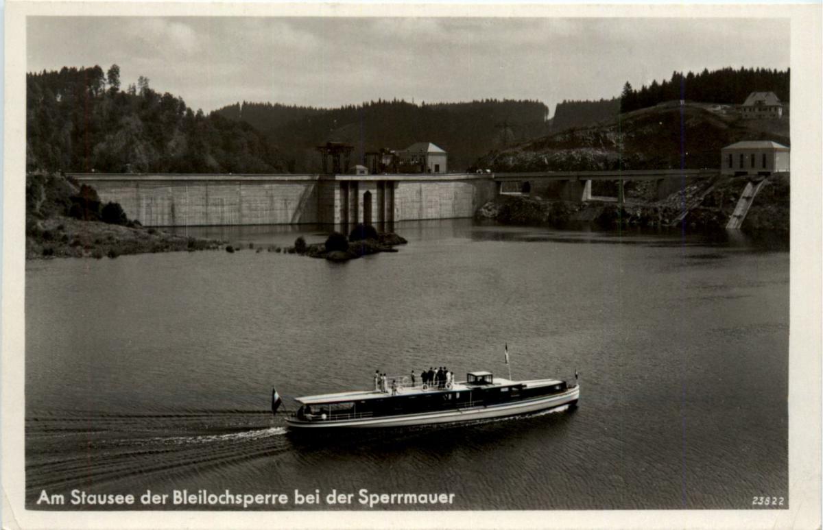 Die Saaletalsperre, Am Stausee bei der Sperrmauer -341370 Nr. 341370 ...
