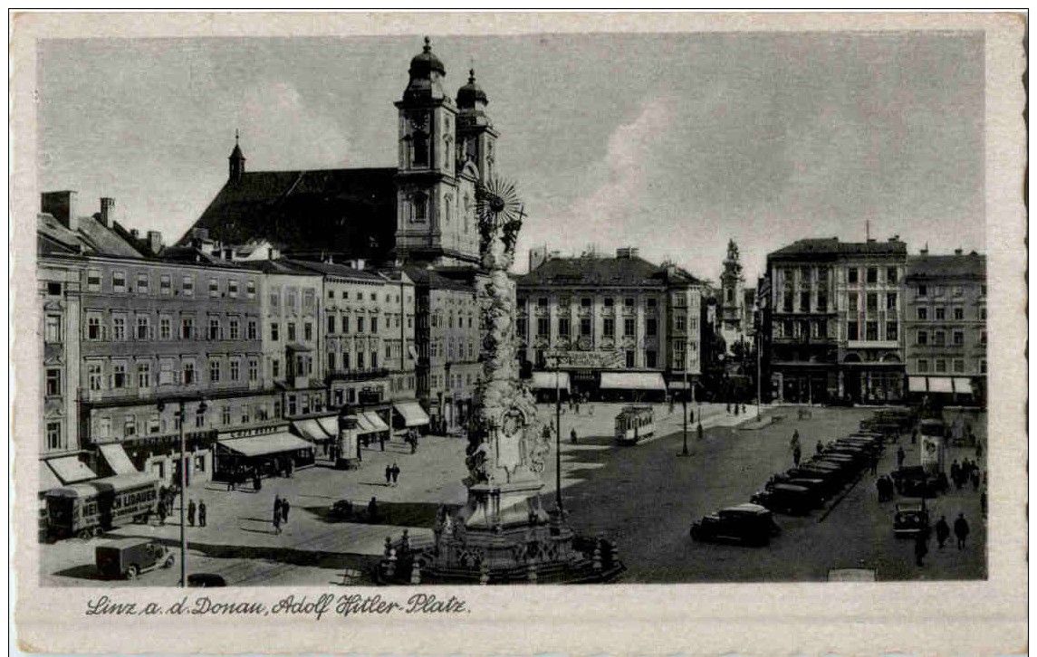 Linz a d Donau Adolf Hitler Platz.. | Ansichtskarten günstig