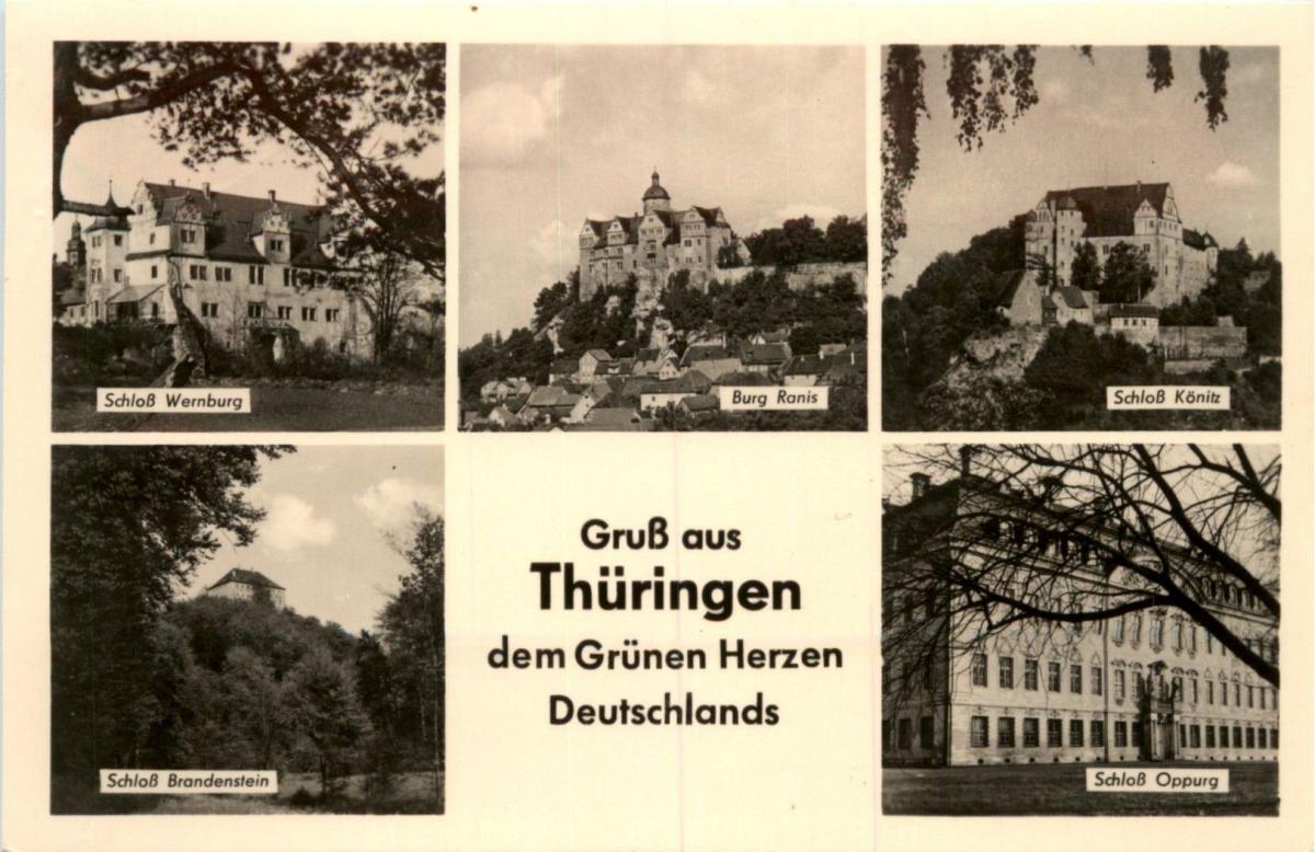 Thüringen Grüsse div.Bilder von.. | Ansichtskarten günstig