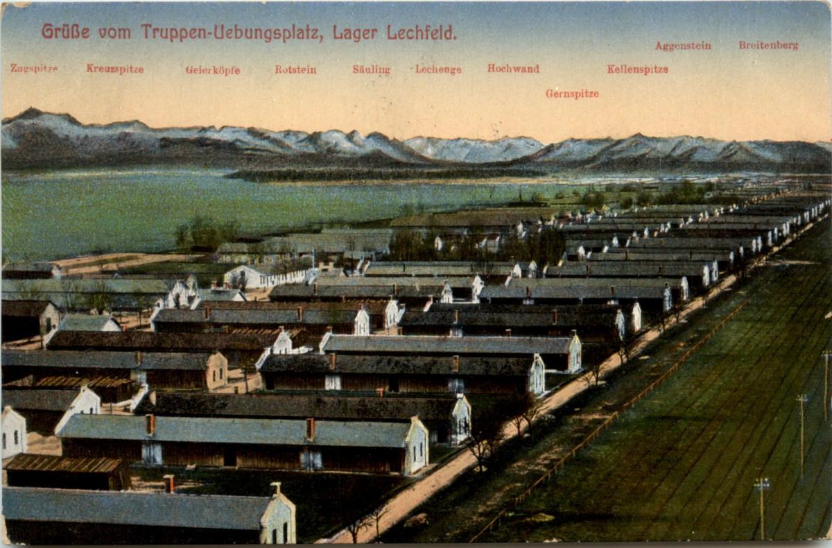 Lager-Lechfeld, Grüsse, Truppenübungsplatz -358112 Nr. 358112 ...