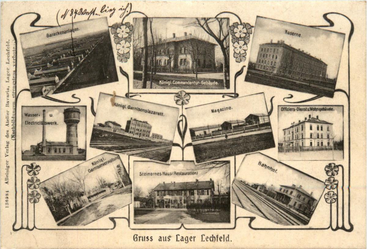 Lager Lechfeld, Grüsse, div.Bilder.. | Ansichtskarten günstig