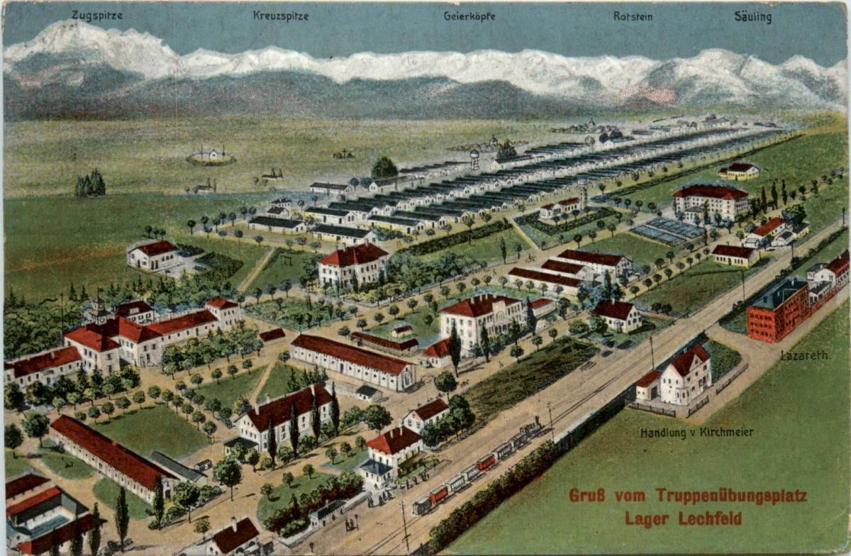 Lager-Lechfeld, Grüsse, Truppenübungsplatz, -358128 Nr. 358128 ...
