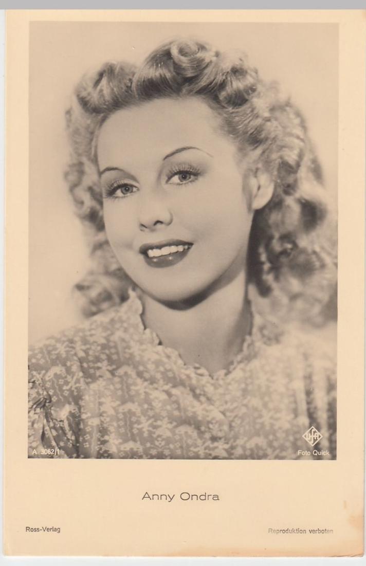 (49561) Foto AK Schauspielerin Anny Ondra, Ross Verlag, vor 1945 Nr. 988587293 - oldthing ...