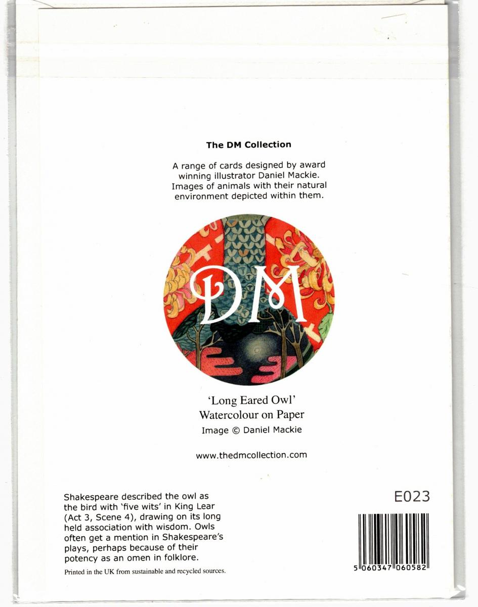 Grußkarte (doppelt) / Künstlerkarte DANIEL MACKIE - DM Collection ...