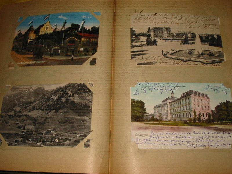 400 alte ansichtskarten,viele lithos aus deutschland in einem alten ...