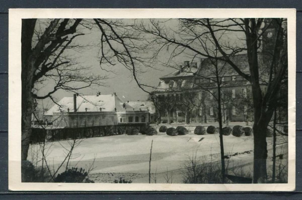 (66) Diesbar-Seusslitz / Schloss Diesbar-Seusslitz im Winter - gel ...