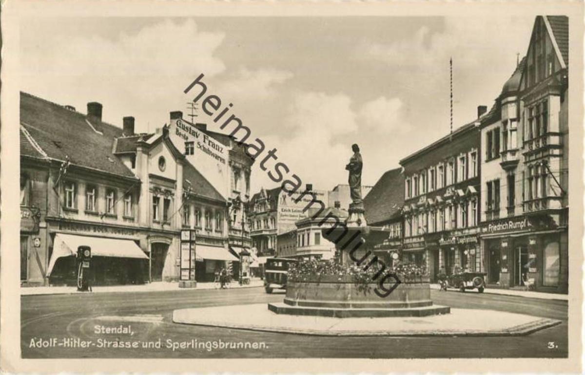 Stendal Adolf Hitler Strasse und.. | Ansichtskarten günstig