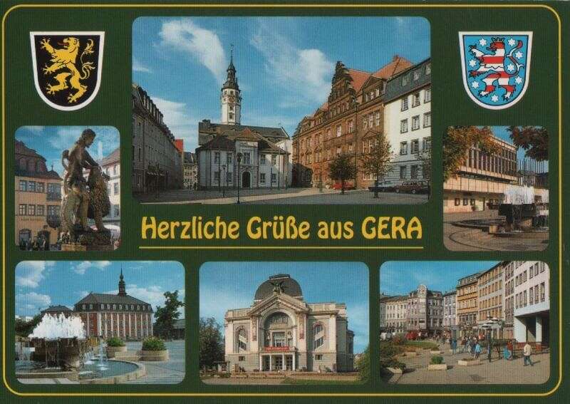 Postkarten aus Gera in Deutschland - alte Ansichtskarten kaufen & verkaufen