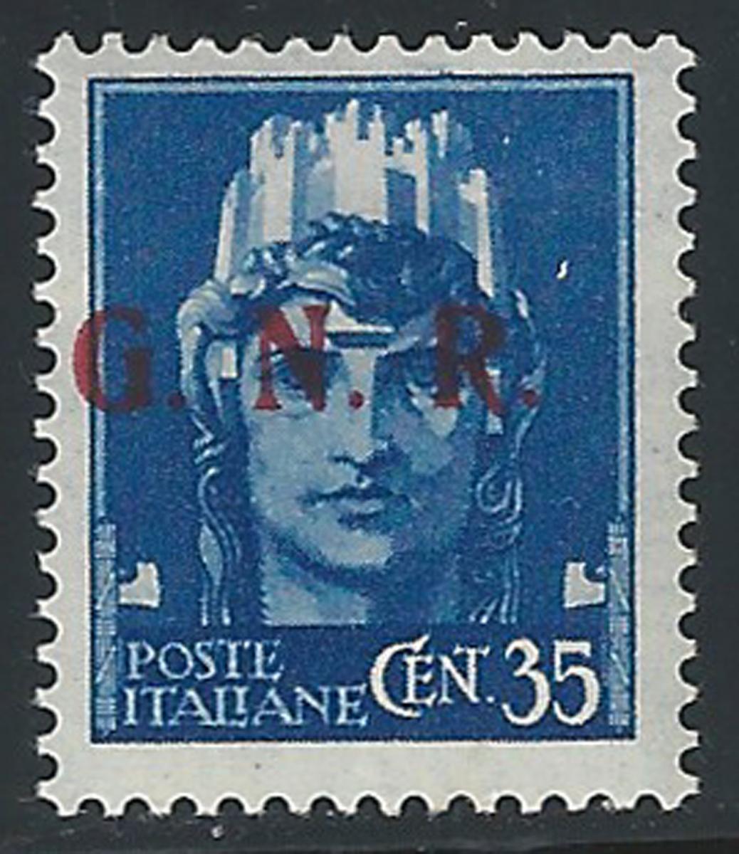 1943 Repubblica Sociale 35c. G.N.R. Brescia III... | oldhting.de