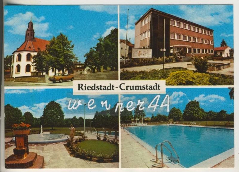 Riedstadt-Crumstadt v. 1972 4 Stadtansichten (25839) Nr. 368540771 ...