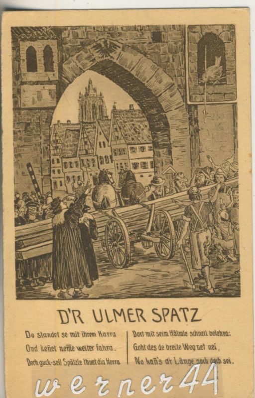 Ulm v. 1923 D`r Ulmer Spatz (46980) Nr. 382151215 - oldthing ...