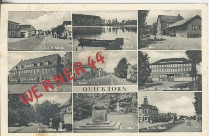 Quickborn v. 1954 9 Ansichten --- siehe Foto !! (27743) Nr. 227961771 ...