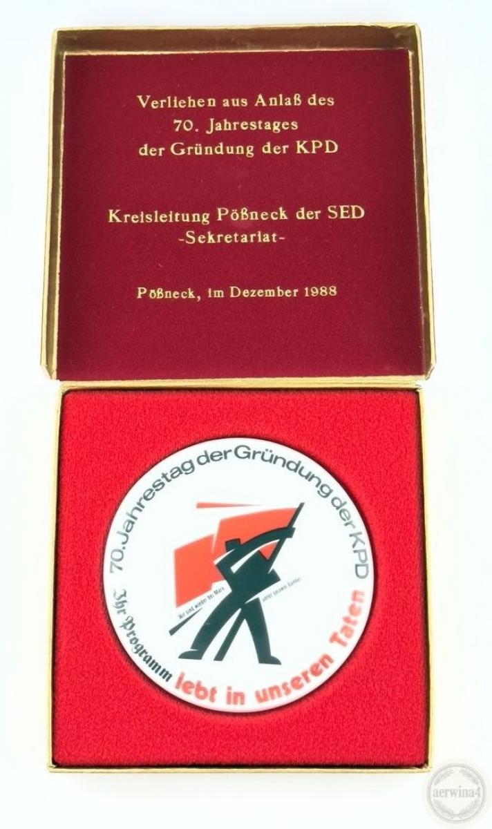 DDR Porzellanteller 70.. | Sammeln & Seltenes günstig