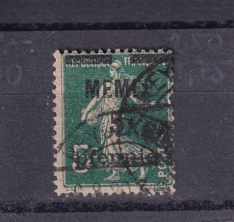 MEMEL 1920 5Pf auf 5c/ Mi 18 gestempelt | Briefmarken günstig