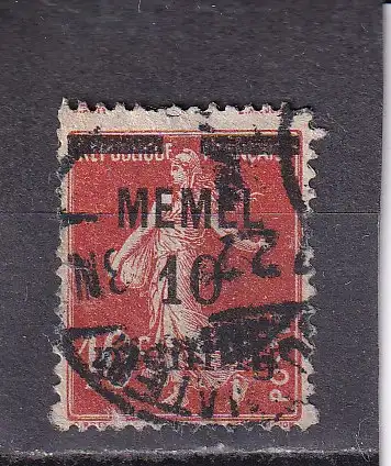 MEMEL 1920 10Pf auf 10c/ Mi 19.. | Briefmarken günstig