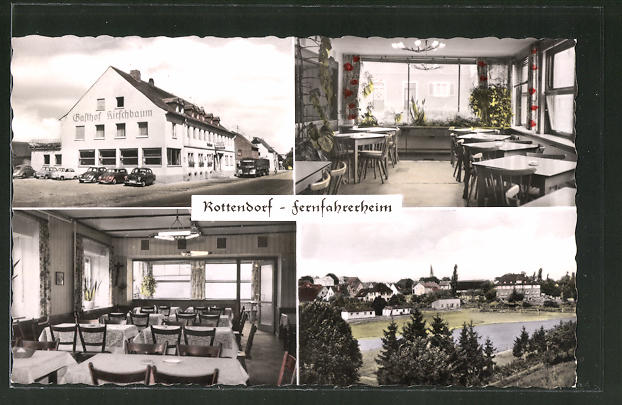 Rottendorf Unterfranken Weinrestaurant "Cafe Waldhaus" Kat. Rottendorf ...