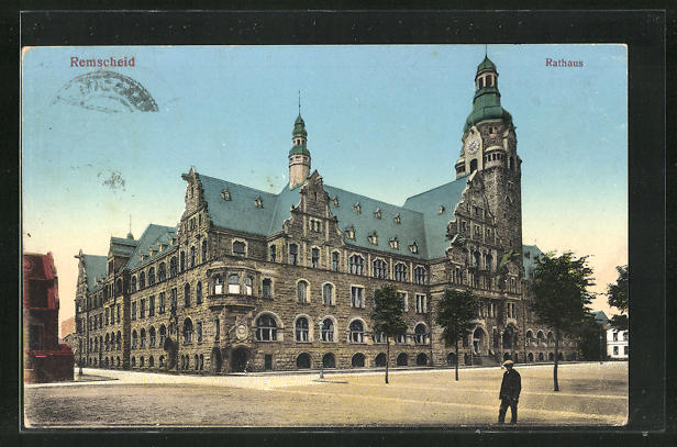 AK Remscheid, Rathaus Nr. 9894762 - oldthing: Ansichtskarten Nordrhein ...