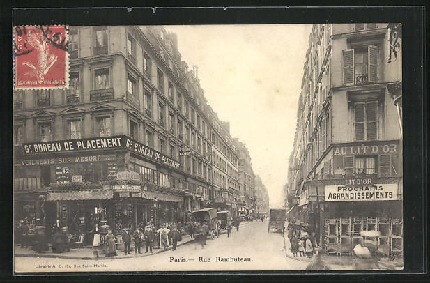 Ak Paris I, La Rue Rambuteau Nr. 10409410 - oldthing: Ansichtskarten ...