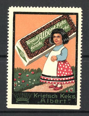 Reklamemarke Albert Krietsch.. | Sammeln & Seltenes günstig