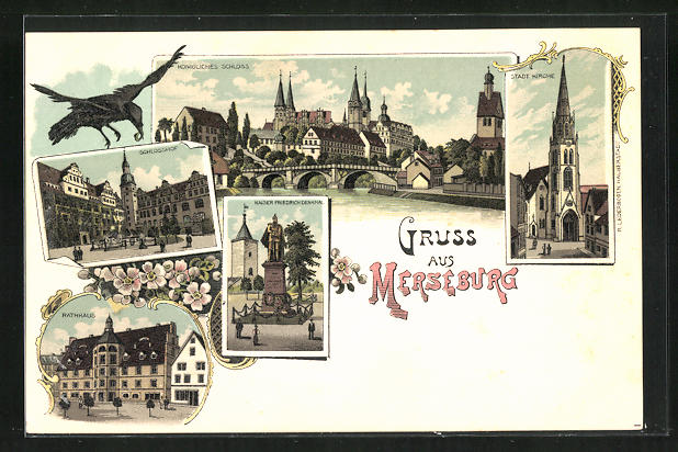 Postkarten aus Merseburg in Deutschland - alte Ansichtskarten kaufen ...