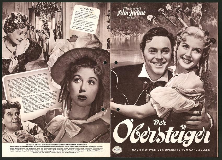 Filmprogramm IFB Nr. 1739, Der Obersteiger, Walter Janssen, Josefin ...