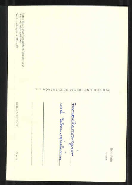 AK Schauspielerin Margot Ebert im Portrait, DDR Deutscher Fernsehfunk ...