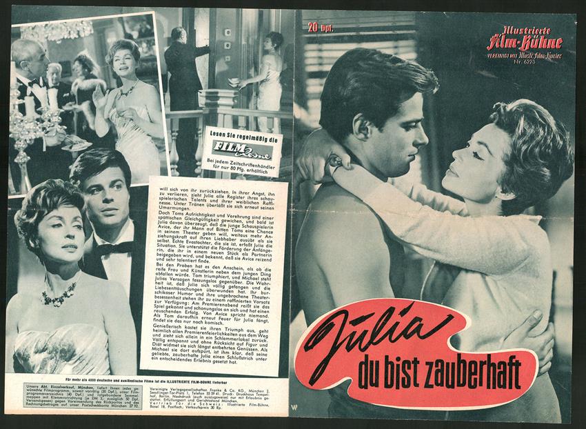 Filmprogramm PFP Nr. 61 /63, Julia, du bist zauberhaft, Lilli Palmer ...