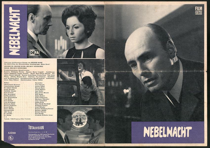 Filmprogramm Film für Sie Nr. 53 /69, Nebelnacht, Peter Borgelt, Gunter ...