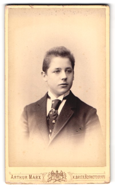 Fotografie Arthur Marx, Frankfurt / Main, Bleichstrasse 28, Portrait ...