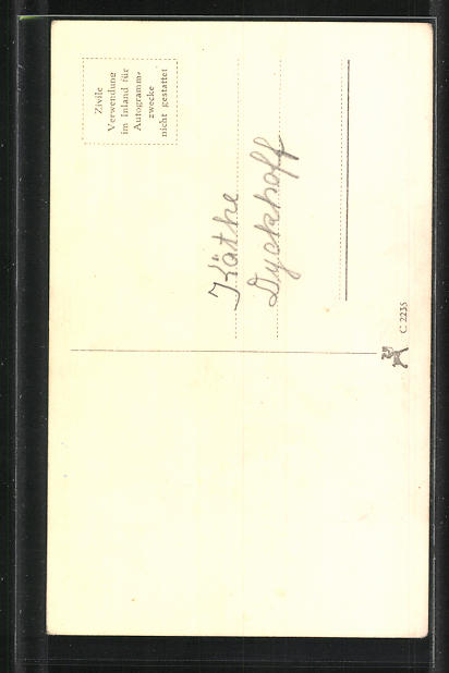 AK Schauspielerin Käthe Dyckhoff mit nackter Schulter nachdenklich den Kopf abstützend Nr ...