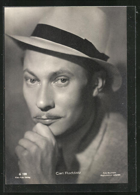 AK Schauspieler Carl Raddatz mit Hut Nr. 10653766 - oldthing ...