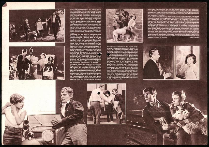 Filmprogramm PFP Nr. 111 /65, Das Lamm, Ronald Dehne, Elke Aberle ...