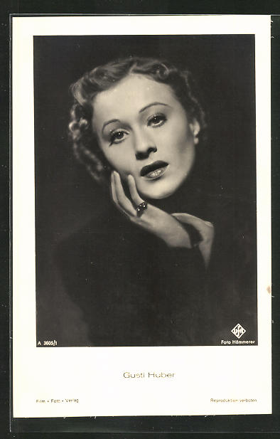 AK Schauspielerin Gusti Huber im.. | Ansichtskarten günstig