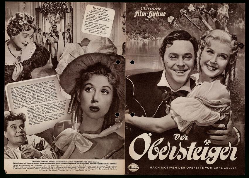 Filmprogramm IFB Nr. 1739, Der Obersteiger, Walter Janssen, Josefin ...