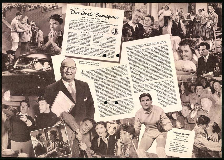 Filmprogramm IFB Nr. 2234, Das ideale Brautpaar, Liane Croon, Frans de ...