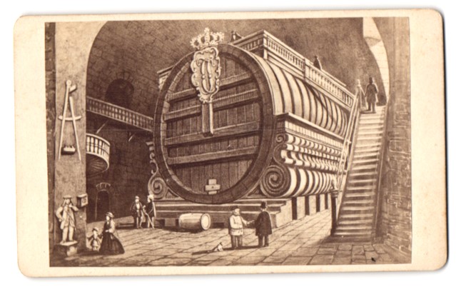 Fotografie Franz Richard, Heidelberg, Ansicht Heidelberg, das grosse ...